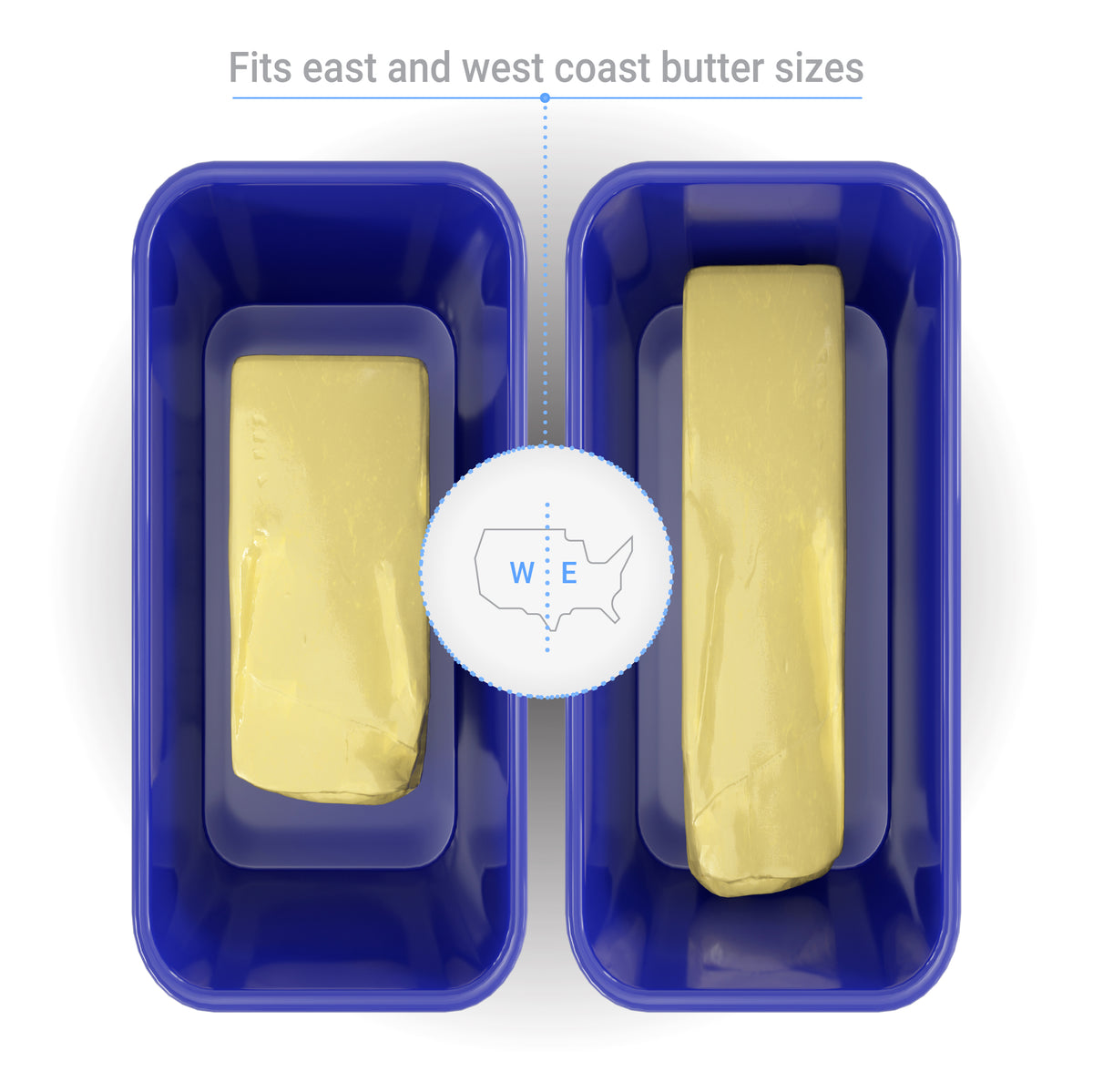 PriorityChef Butter Dish with Bamboo Lid