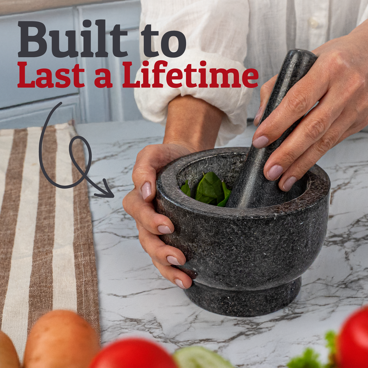 Heavy Duty Mortar and Pestle Set